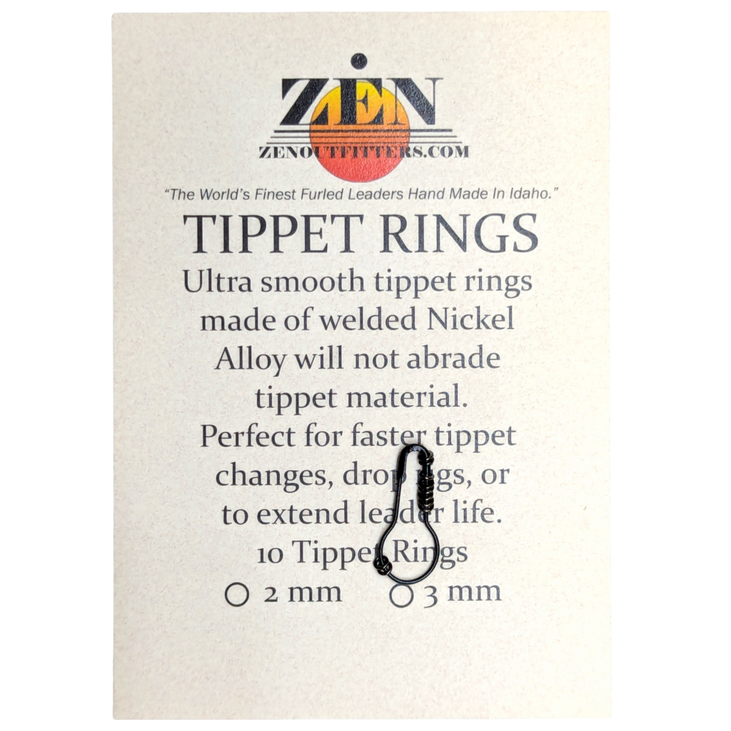 Tippet Rings | Zen Outfitters - Handcrafted Silk Fly Lines & Furled ...
